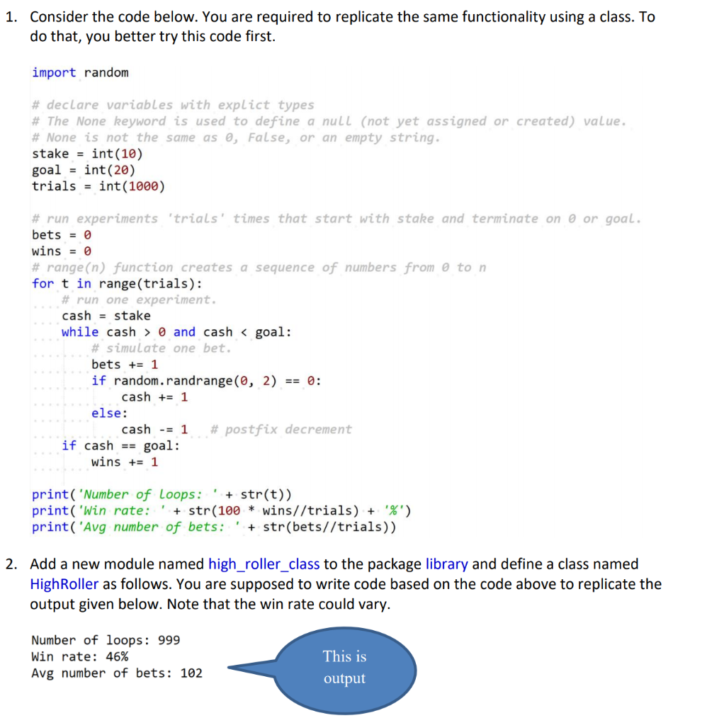 Solved 1. Consider the code below. You are required to | Chegg.com