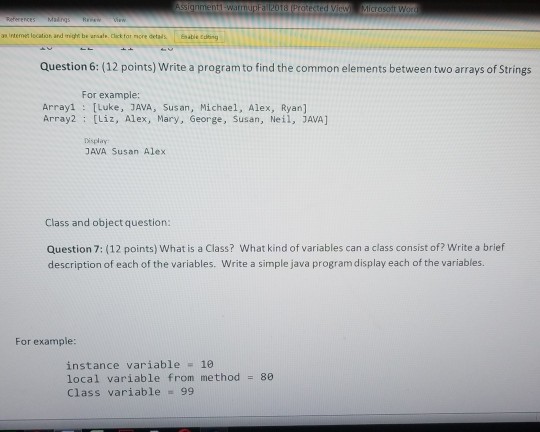 Solved Question3: (18 points: 4 points for inputs, 2 points | Chegg.com Solved Question3: (18 points: 4 points for inputs, 2 points | Chegg.com