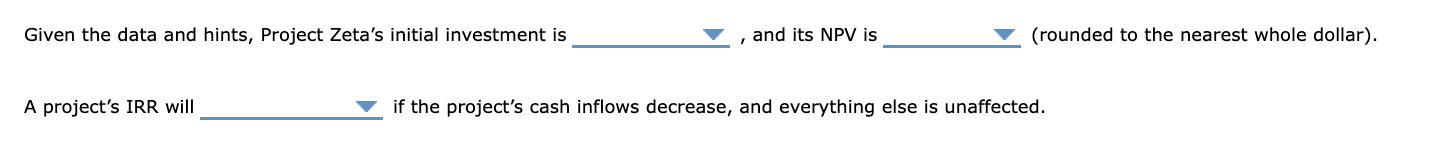 Solved 3. Understanding the IRR and NPV The net present | Chegg.com
