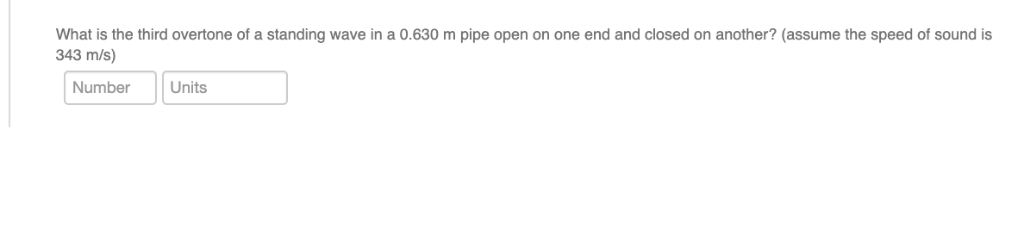 Solved What is the third overtone of a standing wave in a | Chegg.com
