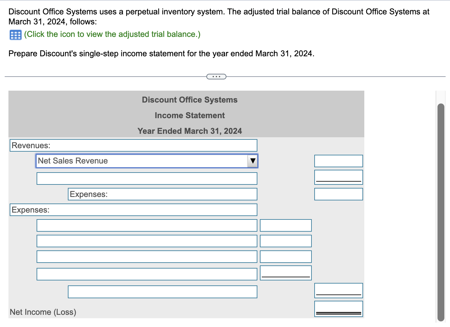 Solved Discount Office Systems uses a perpetual inventory | Chegg.com