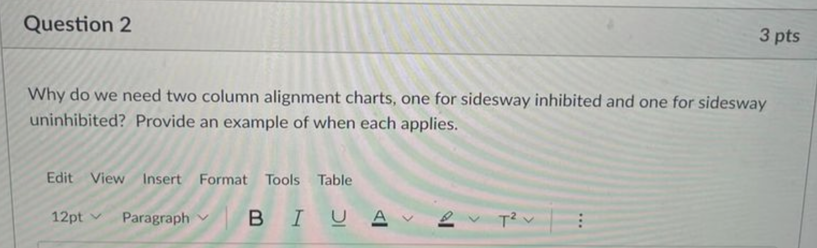 Solved Why do we need two column alignment charts, one for | Chegg.com Solved Why do we need two column alignment charts, one for | Chegg.com