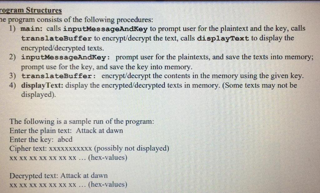 Solved Project Description In this project, you will develop | Chegg.com