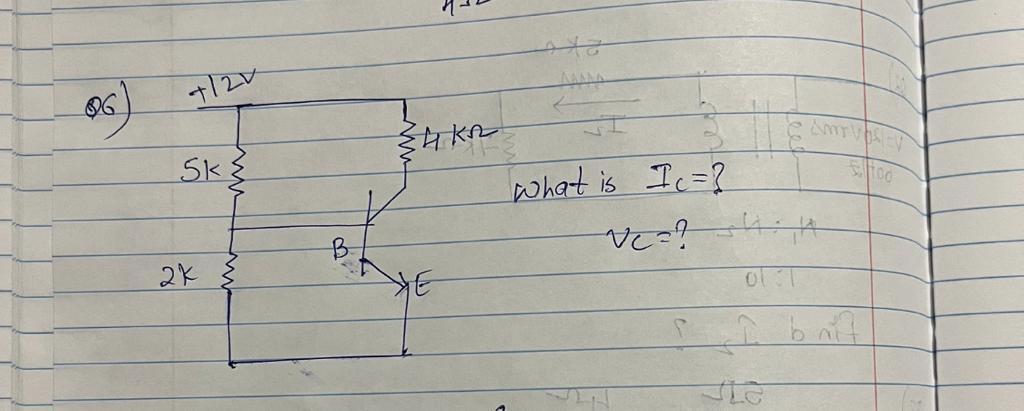 Solved What is Ic= ? Vc=? | Chegg.com