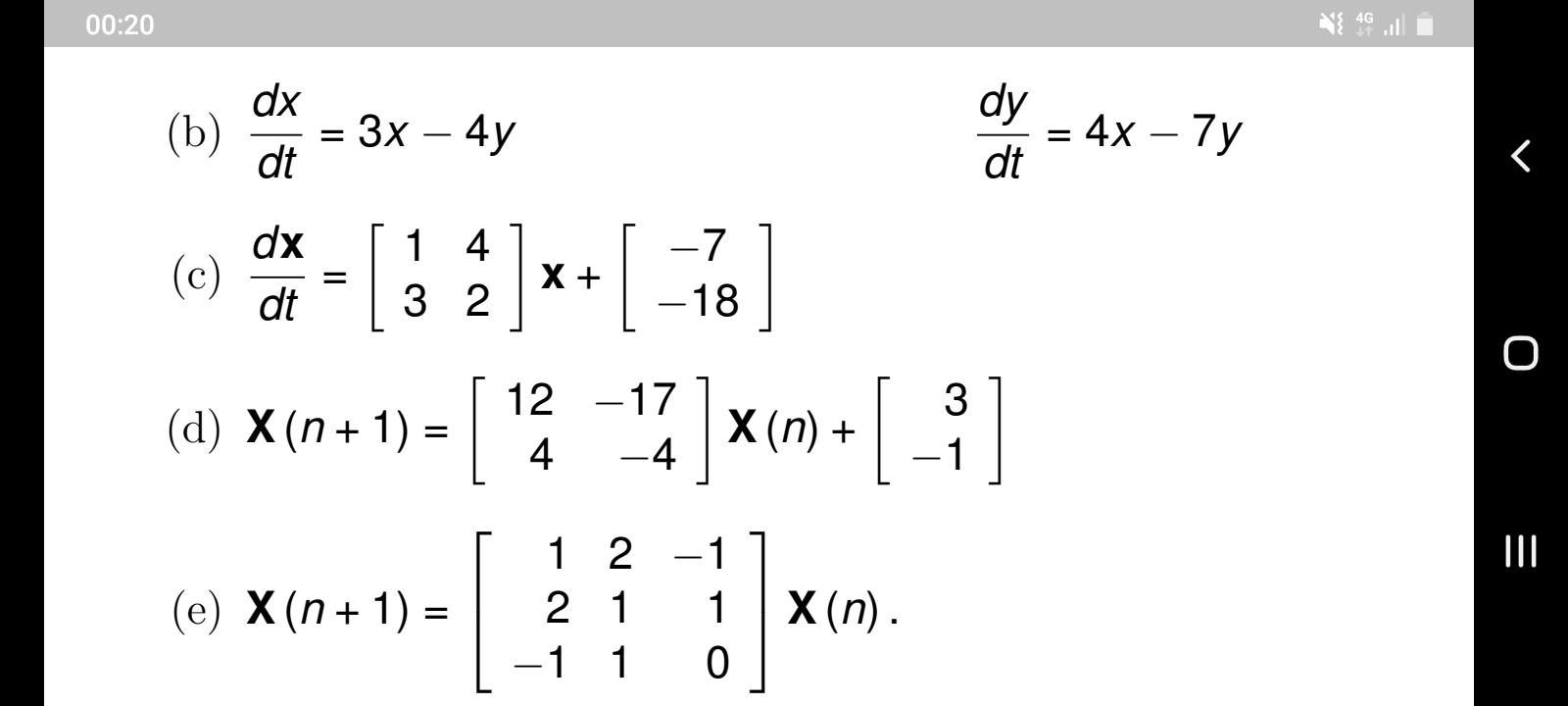 Solved For the following systems find the location of the | Chegg.com