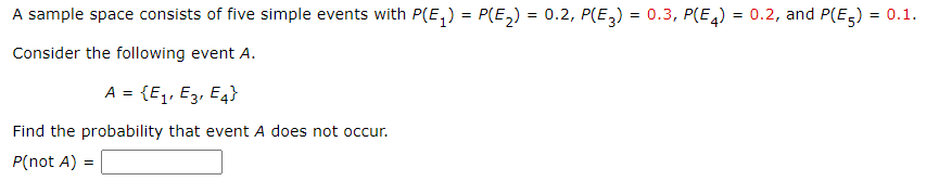 Solved A sample space contains seven simple events: | Chegg.com
