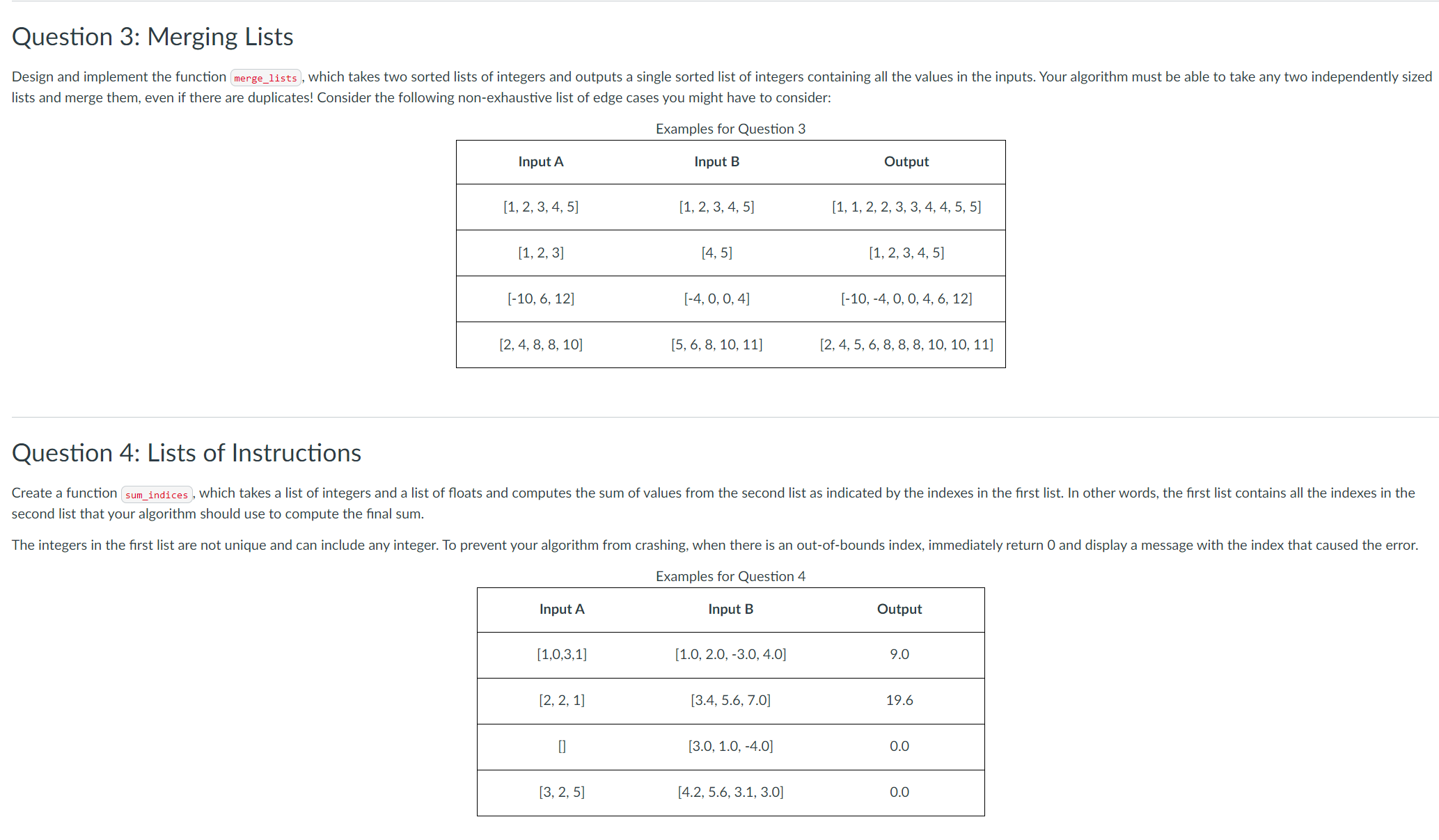 write python code. do not follows:• ﻿﻿Slicing• | Chegg.com