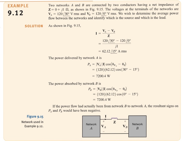 Solved Two networks A and B are connected by two conductors | Chegg.com