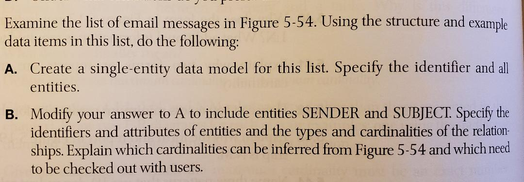 Solved Please explain and create data model (ERDs) for the | Chegg.com
