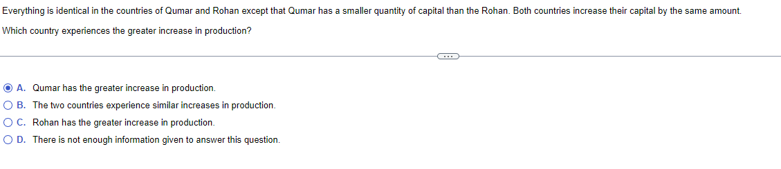 Solved Everything is identical in the countries of Qumar and | Chegg.com