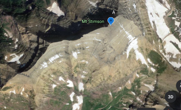 Solved A Mt Stimson 3D B B Lake Josephine Cosley Ridge | Chegg.com