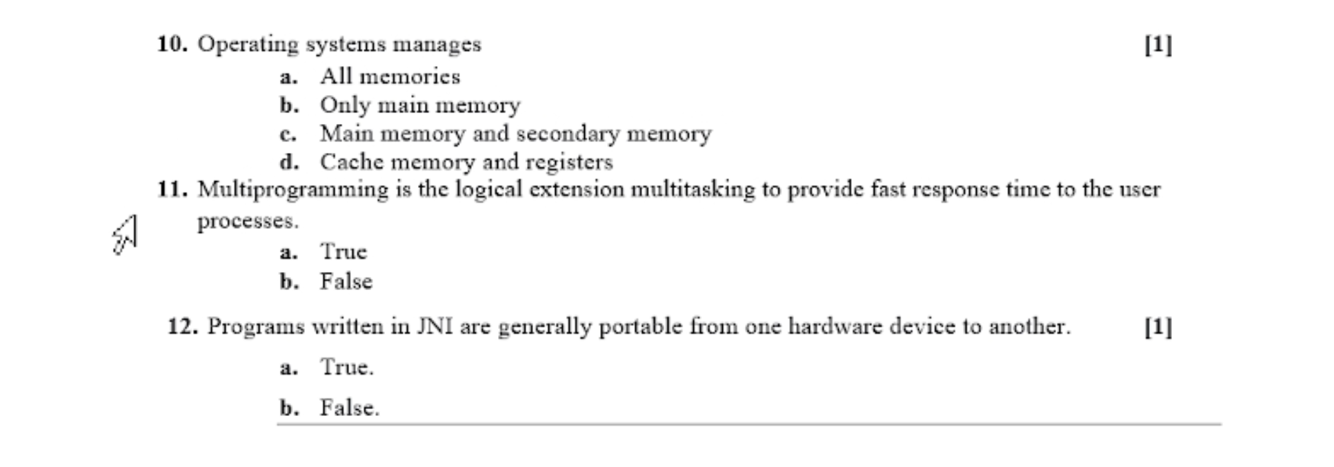 Solved 10. Mach used in Darwin is a pure microkernel | Chegg.com