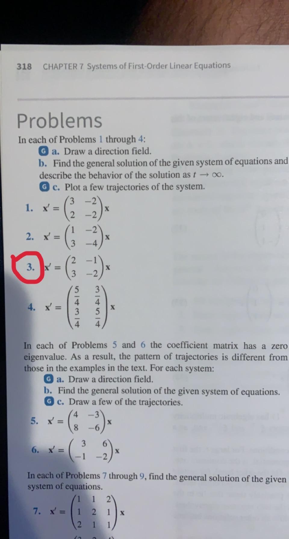 Solved 318 Chapter 7 Systems Of First Order Linear Equations