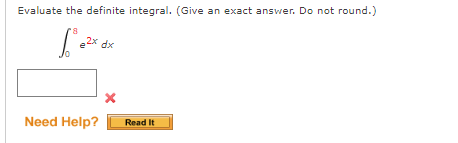 Solved Evaluate the definite integral. (Give an exact | Chegg.com