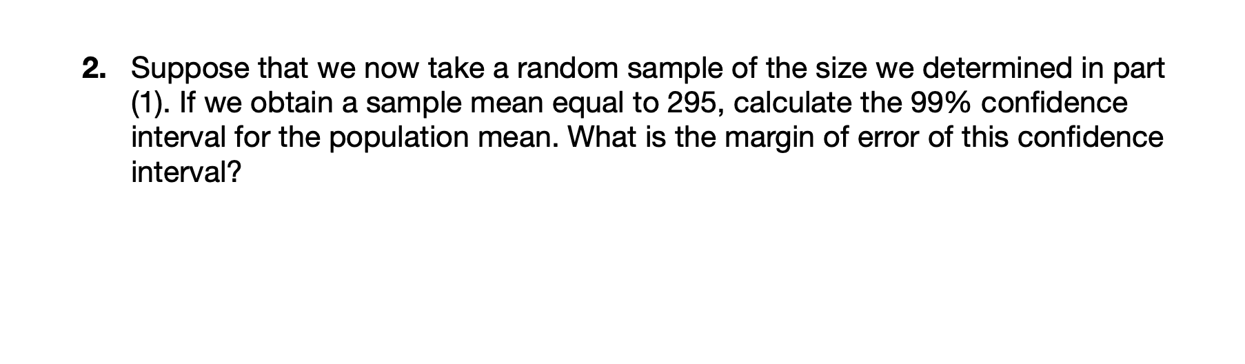 Solved 2. [10 points each] Suppose that we have a population | Chegg.com