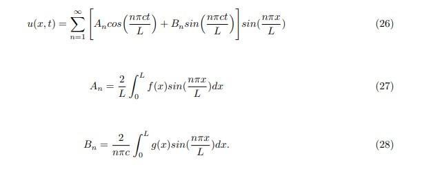 Solved Project: Motion of a Stretched String With Fixed | Chegg.com