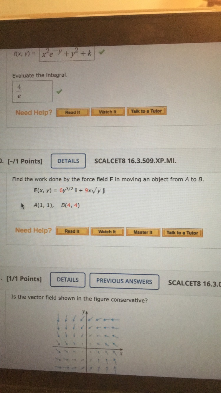 Solved R(x, y) = x²67 + y² +k Evaluate the integral. 4 e | Chegg.com