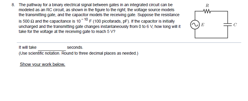 Solved R w 8. The pathway for a binary electrical signal | Chegg.com