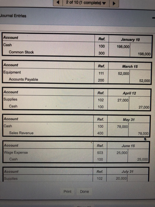 Solved Post the 2018 journal entries to the t accounts to | Chegg.com