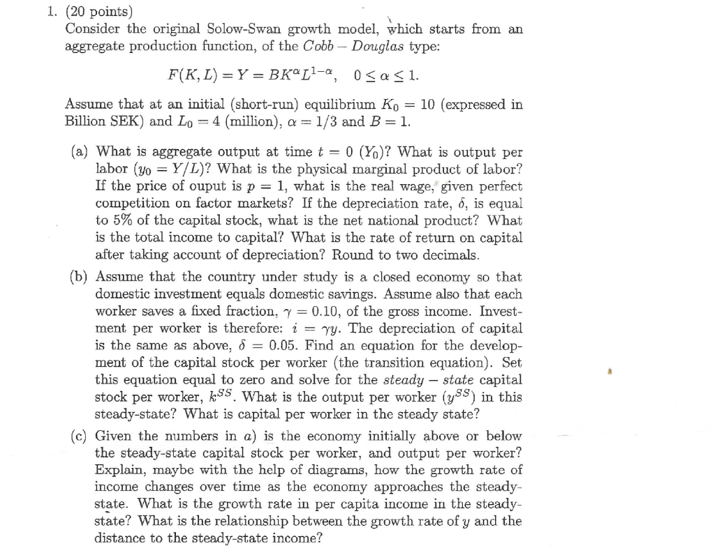 Solved Important: You have to present your solutions to the | Chegg.com