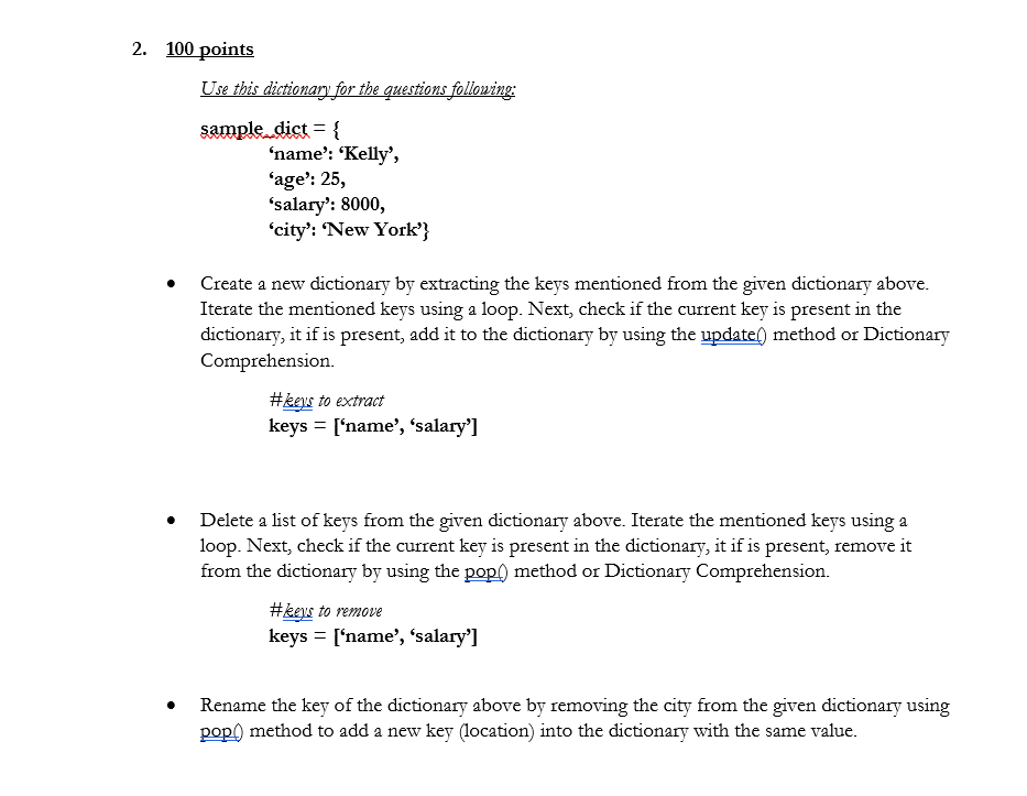 Solved You will have 3 program paradigms to complete. I | Chegg.com