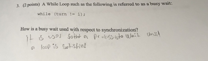 Solved 3. (2 points) A While Loop such as the following is | Chegg.com
