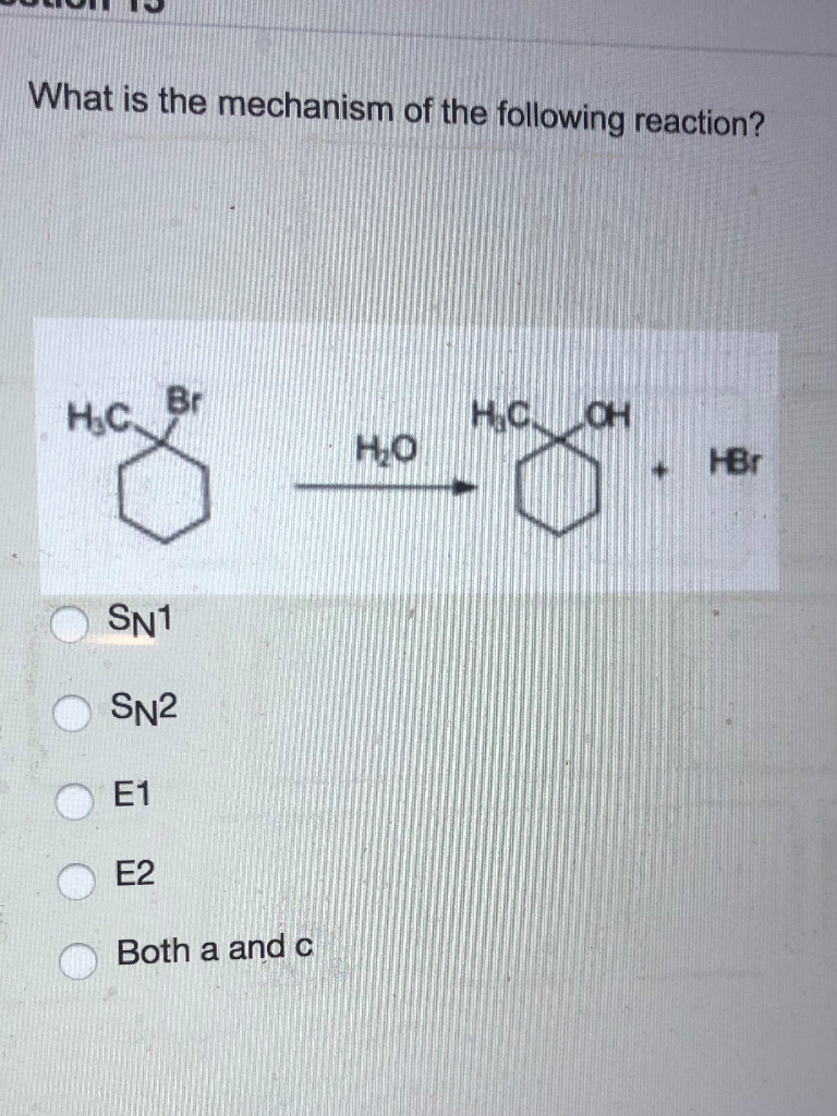 Solved What is the mechanism of the following reaction? Br | Chegg.com