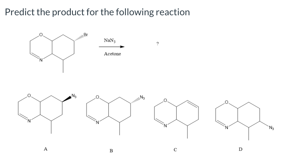 Solved Would this question follow Sn1 or Sn2 NaN; Acetone | Chegg.com