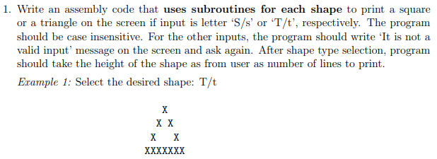 Solved 1. Write an assembly code that uses subroutines for | Chegg.com