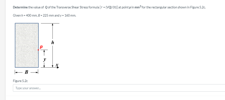 Solved Determine the value of Qof the Transverse Shear | Chegg.com
