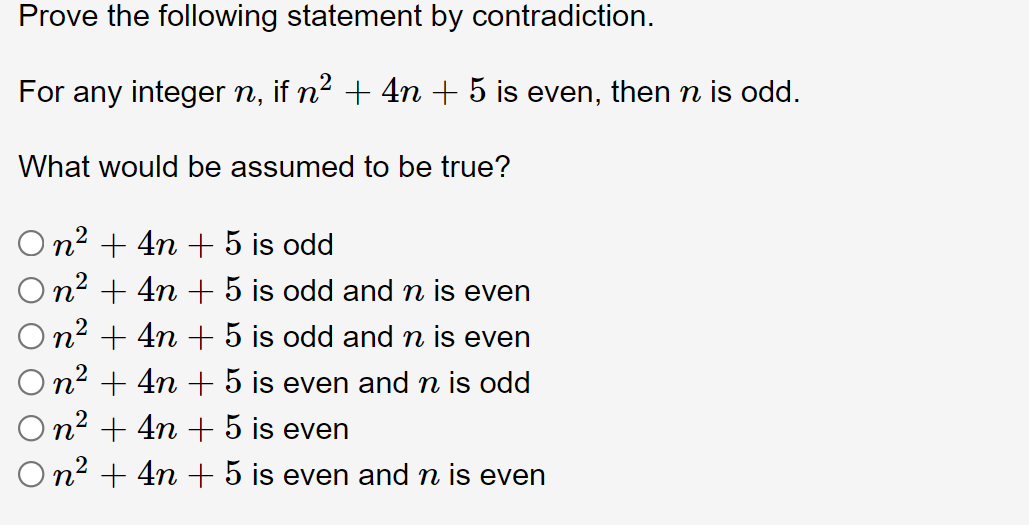 Solved Prove the following statement by contradiction. There | Chegg.com