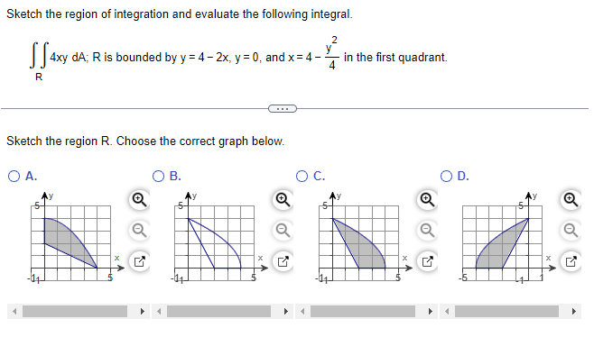 Solved Sketch the region of integration and evaluate the | Chegg.com
