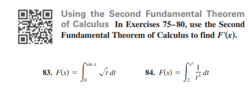 Solved Using the Second Fundamental Theorem of Calculus In | Chegg.com