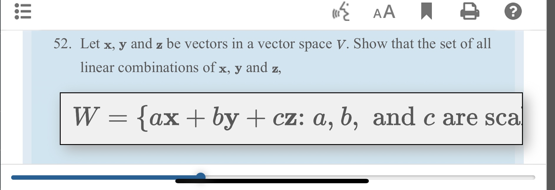 2 Let X Y And Z Be Vectors In A Vector Space V Show
