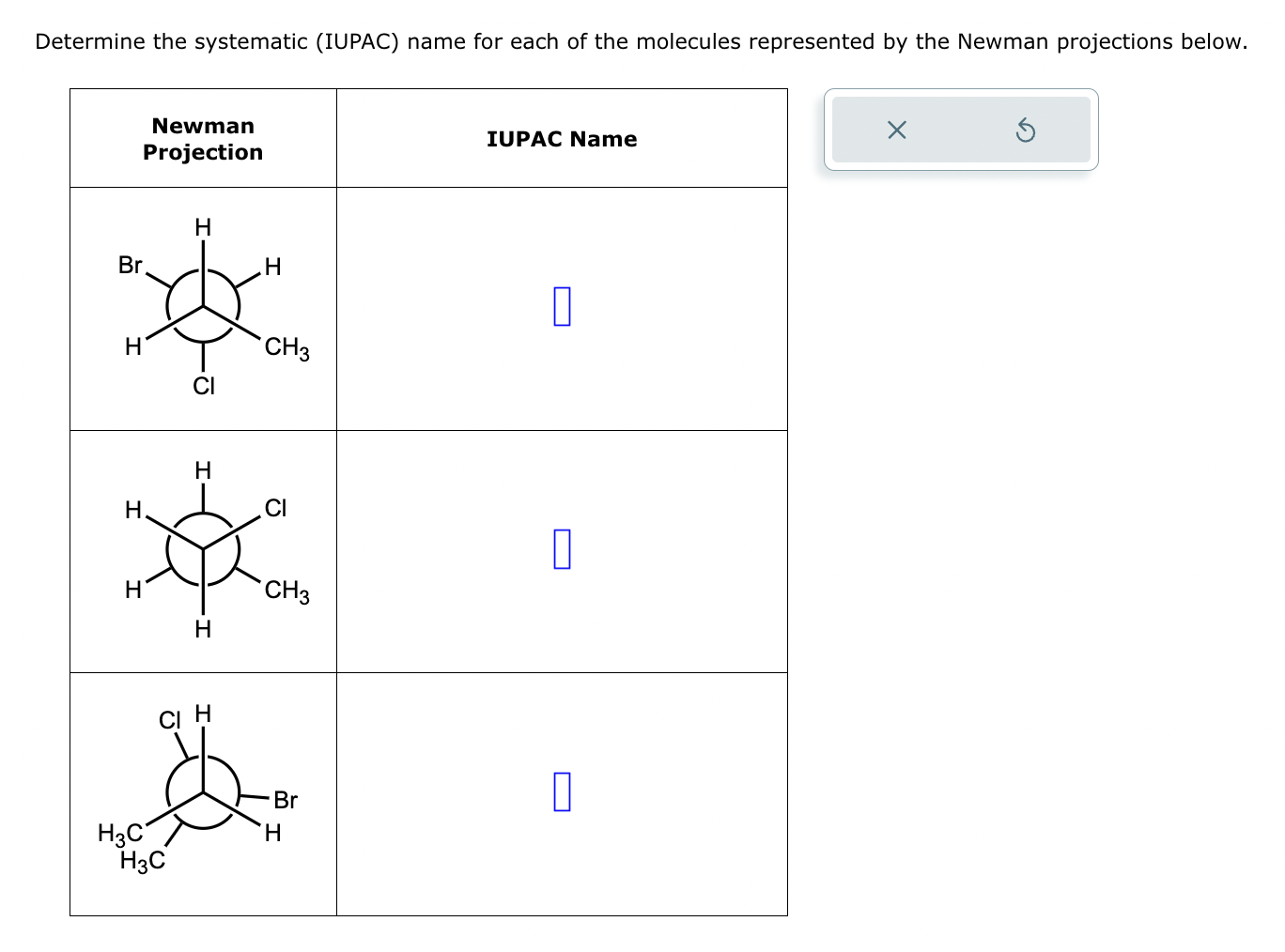 Solved Determine the systematic (IUPAC) ﻿name for each of | Chegg.com