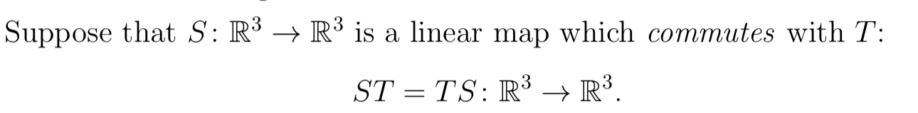 Solved 1. Suppose T: R3 → R3 is a linear map with | Chegg.com