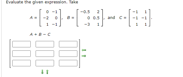 Solved Evaluate the given expression. Take | Chegg.com