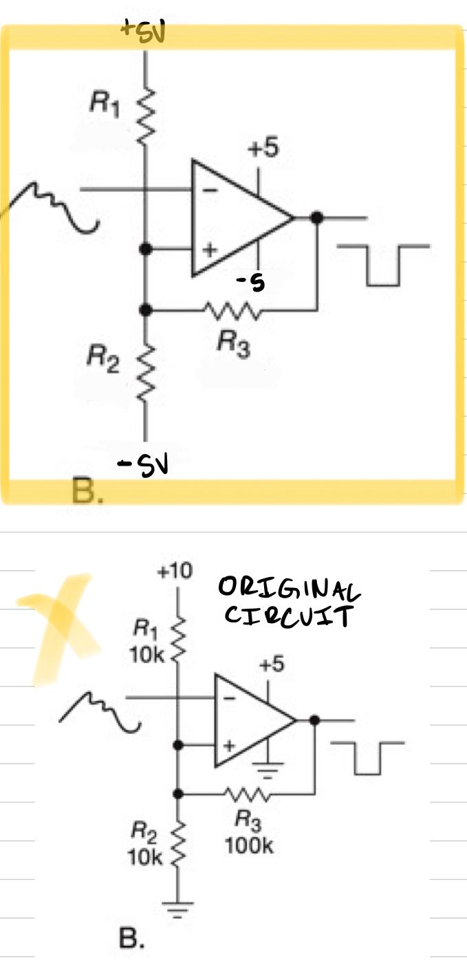 Solved Using the highlighted circuit shown, design a Schmitt | Chegg.com