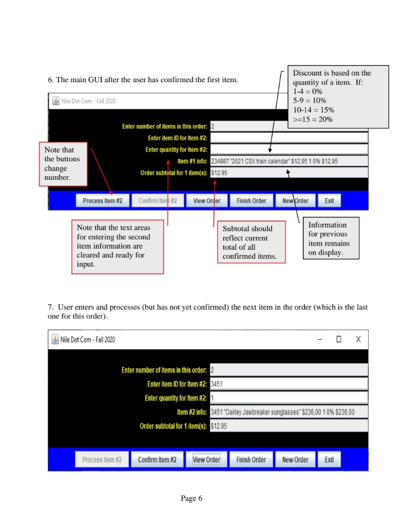 Solved Develop a Java program that creates a standalone GUI | Chegg.com