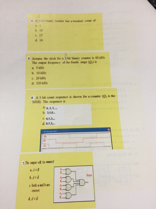 Solved A -bit binary counter has a terminal count of a. 4 | Chegg.com