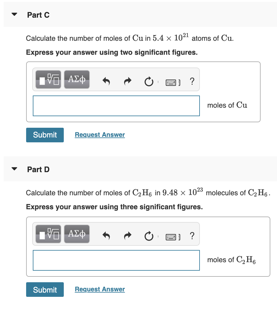 Solved Part A Calculate the number of Li atoms in 8.4 mol of | Chegg.com