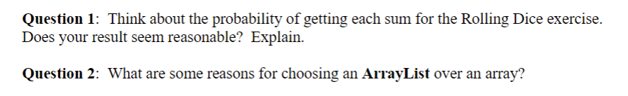 Solved import java.util.Random; public class RollingDice | Chegg.com