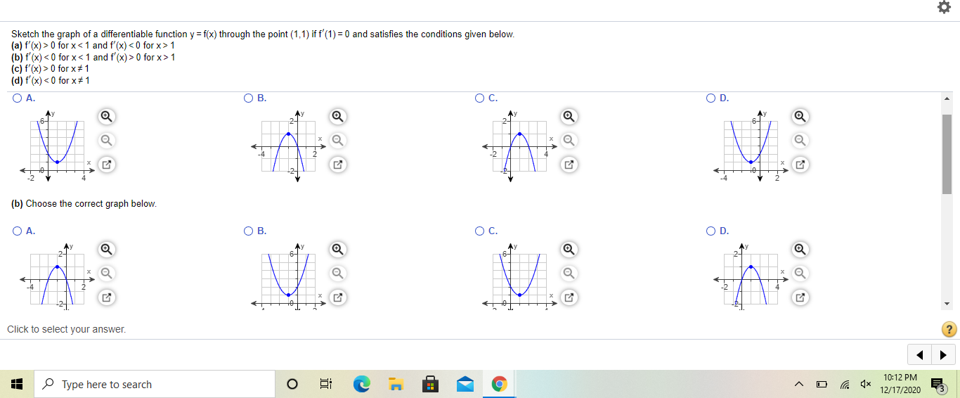 Solved Sketch the graph of a differentiable function y = | Chegg.com