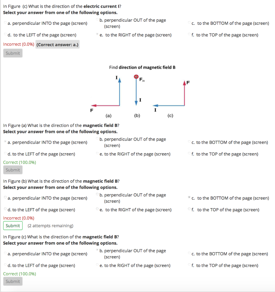 Solved RHR-1 on Electric Current - Find Current or Magnetic | Chegg.com