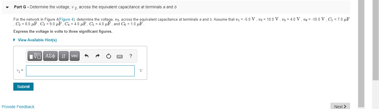 Solved A Review Constants Part C - Determine the equivalent | Chegg.com