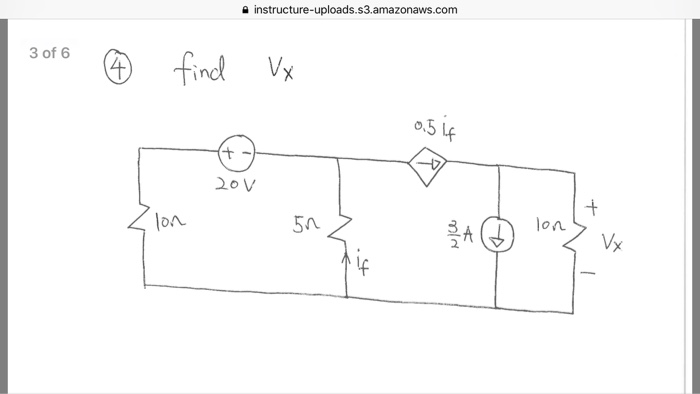 Solved instructure-uploads.s3.amazonaws.com 3 of 6 find V 5 | Chegg.com
