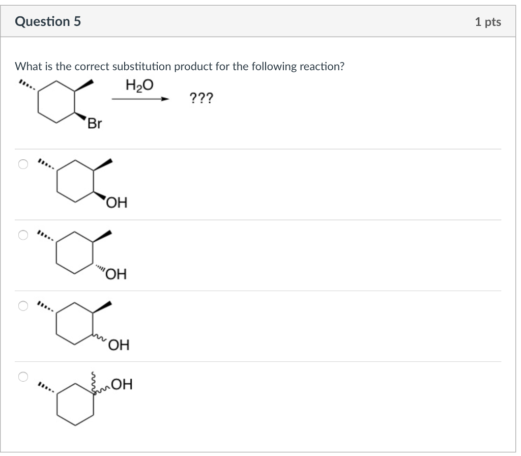 Solved Question5 1 pts What is the correct substitution | Chegg.com
