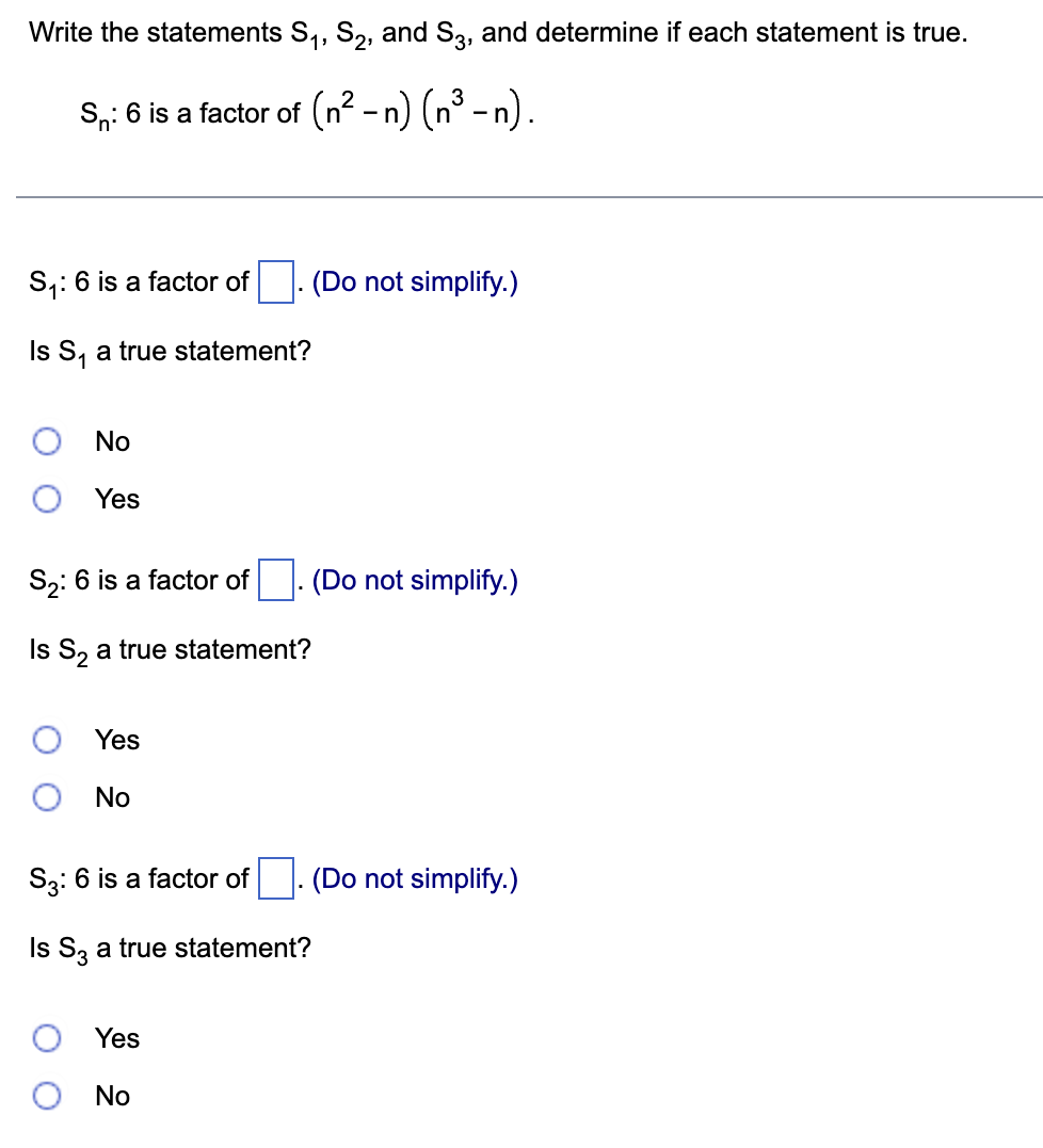 Solved Write the statements S1,S2, ﻿and S3, ﻿and determine | Chegg.com