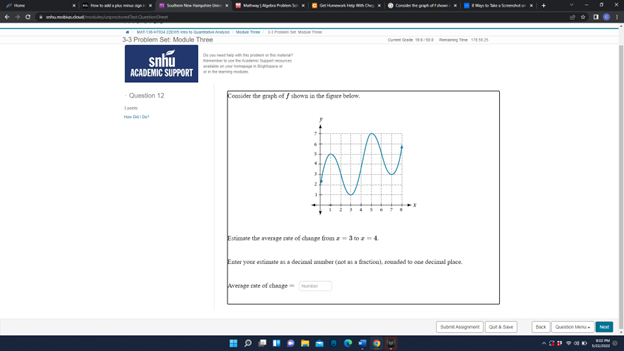 Solved 3-3 Problem Set: Module Three snhu ACADEMIC SUPPORT | Chegg.com