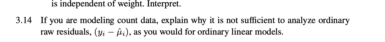 Solved If You Are Modeling Count Data Explain Why It Is Not